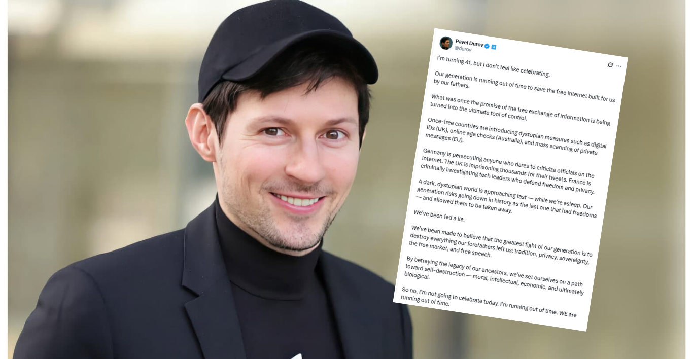 Pavel Durov, CEO de Telegram, alerta sobre el control de la información ...