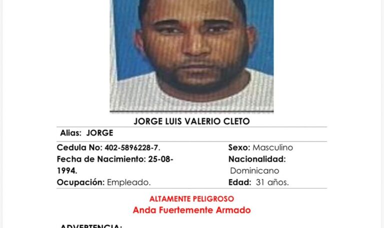 Identifican a Jorge Luis Valerio Cleto como cabecilla del ataque armado ...